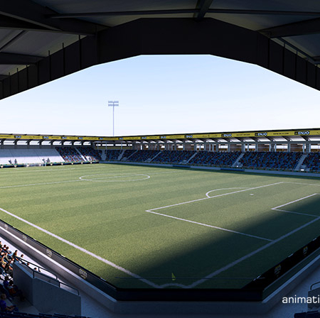 SCR Altach Stadion » Visualisierung der Erweiterung